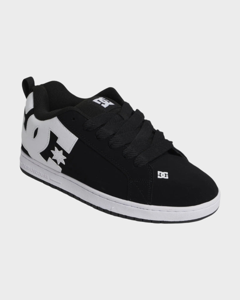 Mens Court Graffik Sneakers - BLACK / 9 | DC Shoes