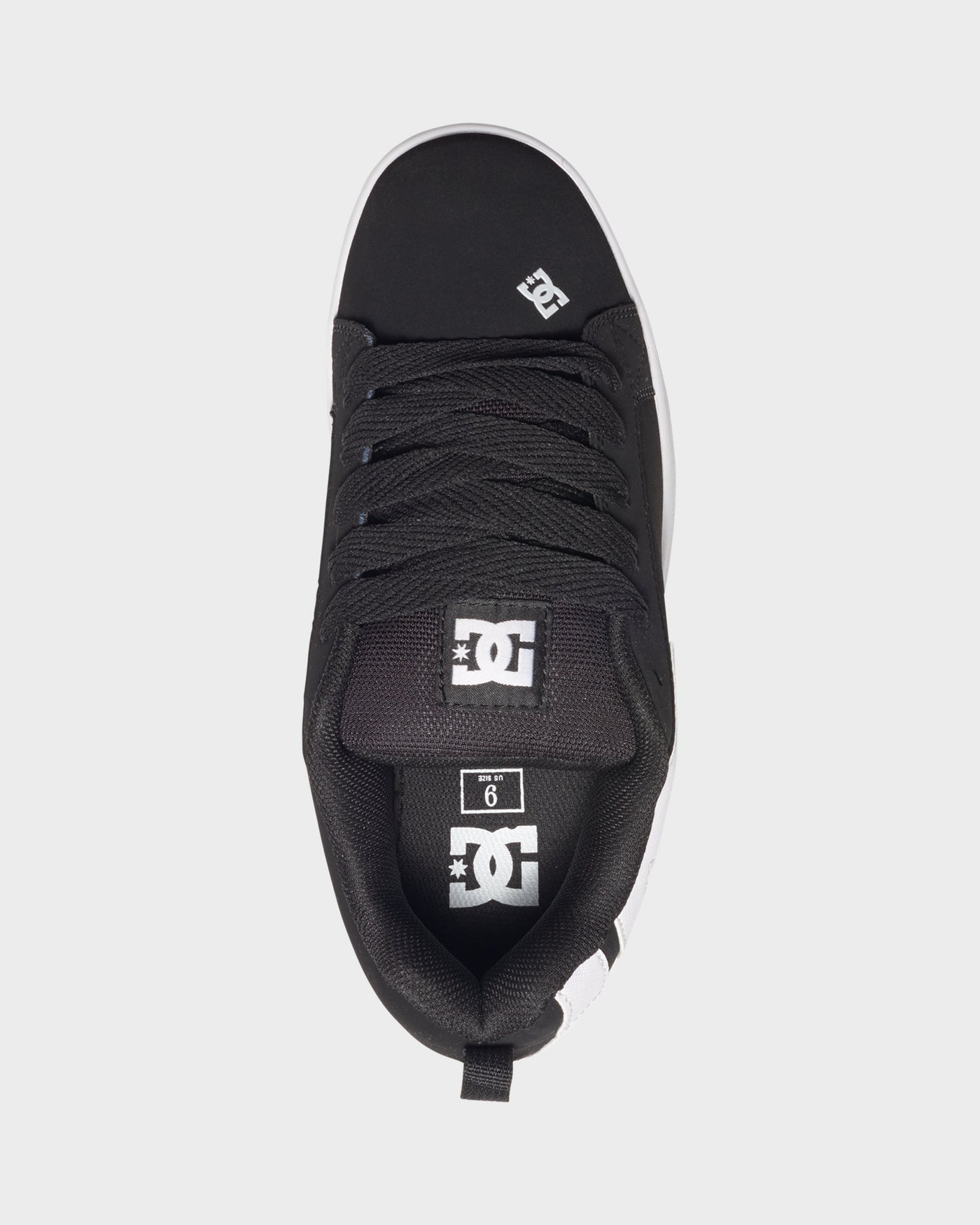 Mens Court Graffik Sneakers - BLACK / 9 | DC Shoes