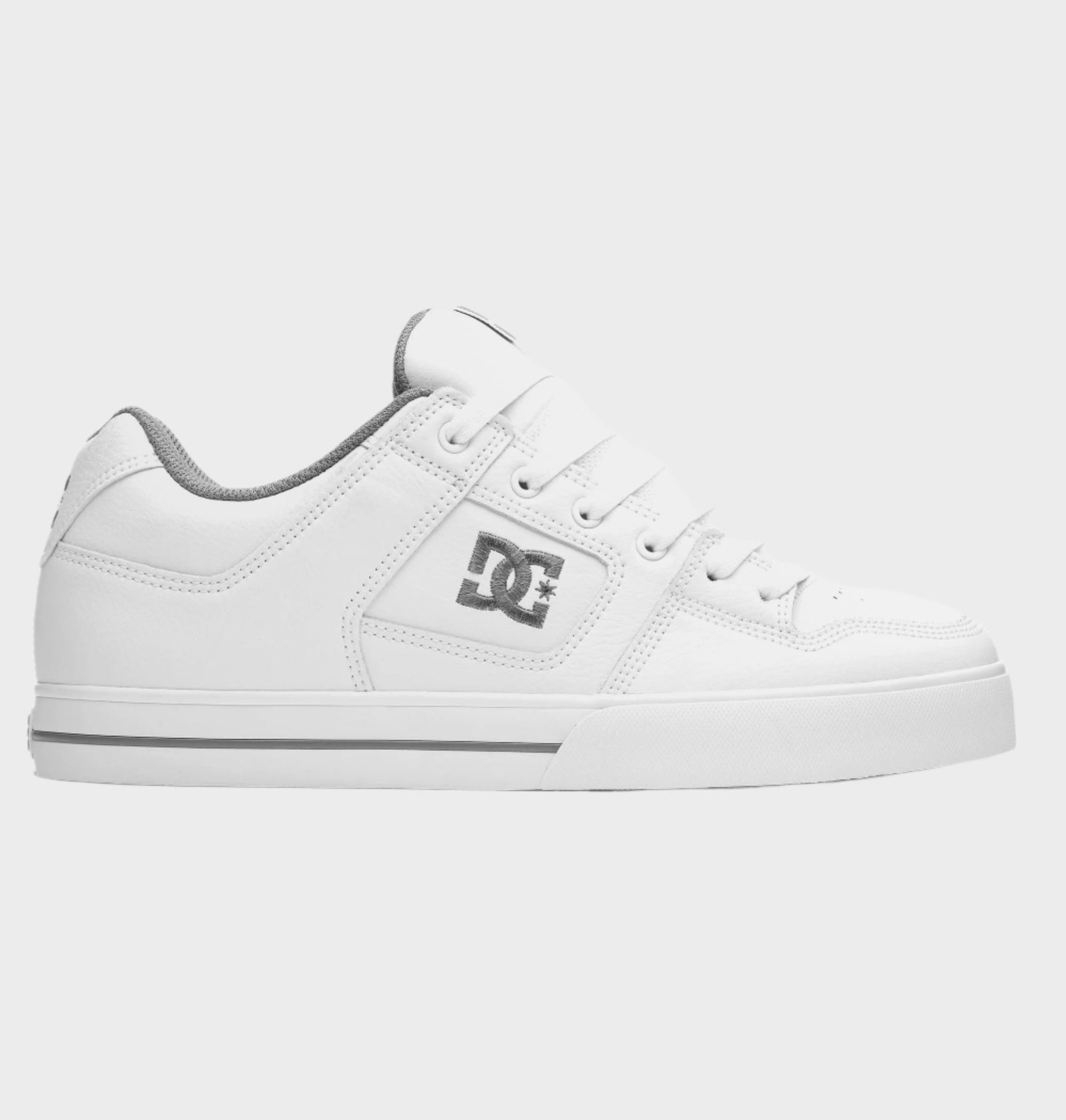 Mens Pure Sneakers - WHITE/BATTLESHIP/WHITE / 9 | DC Shoes