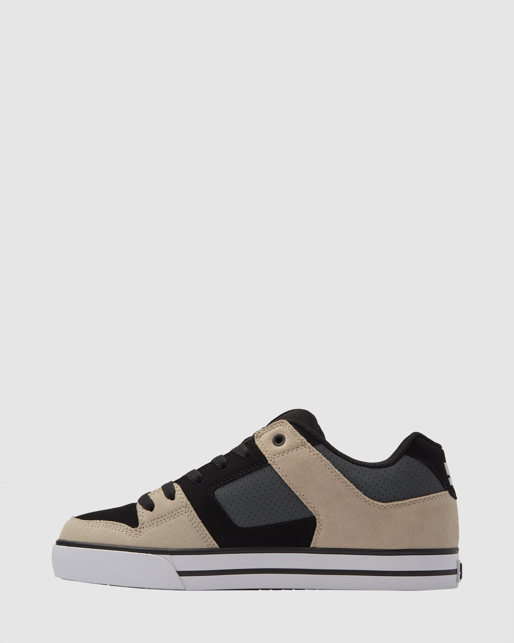Mens Pure Shoes - BLACK/GREY/BROWN / 6 | DC Shoes