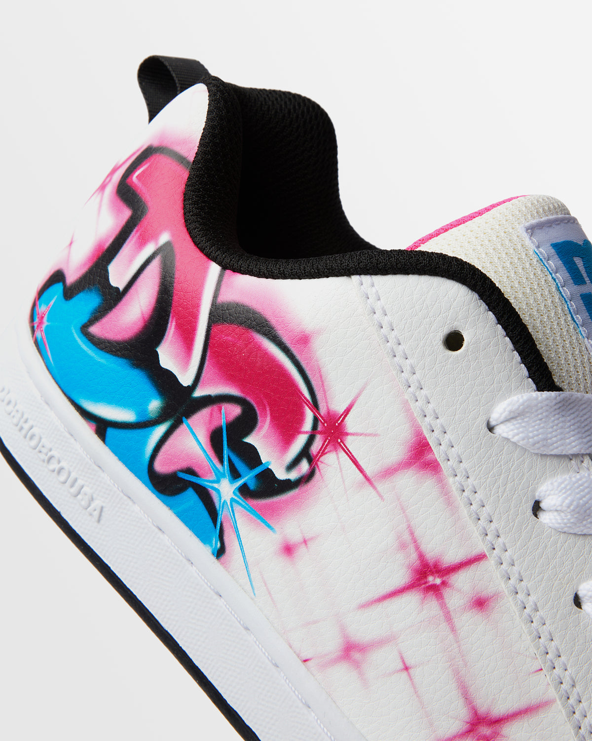 Men's Court Graffik Shoe - BRIGHT ROSE / 5 | DC Shoes