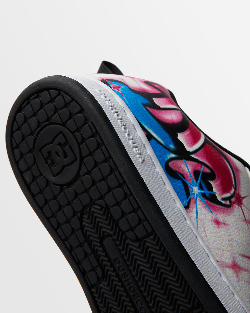 Men's Court Graffik Shoe - BRIGHT ROSE / 5 | DC Shoes