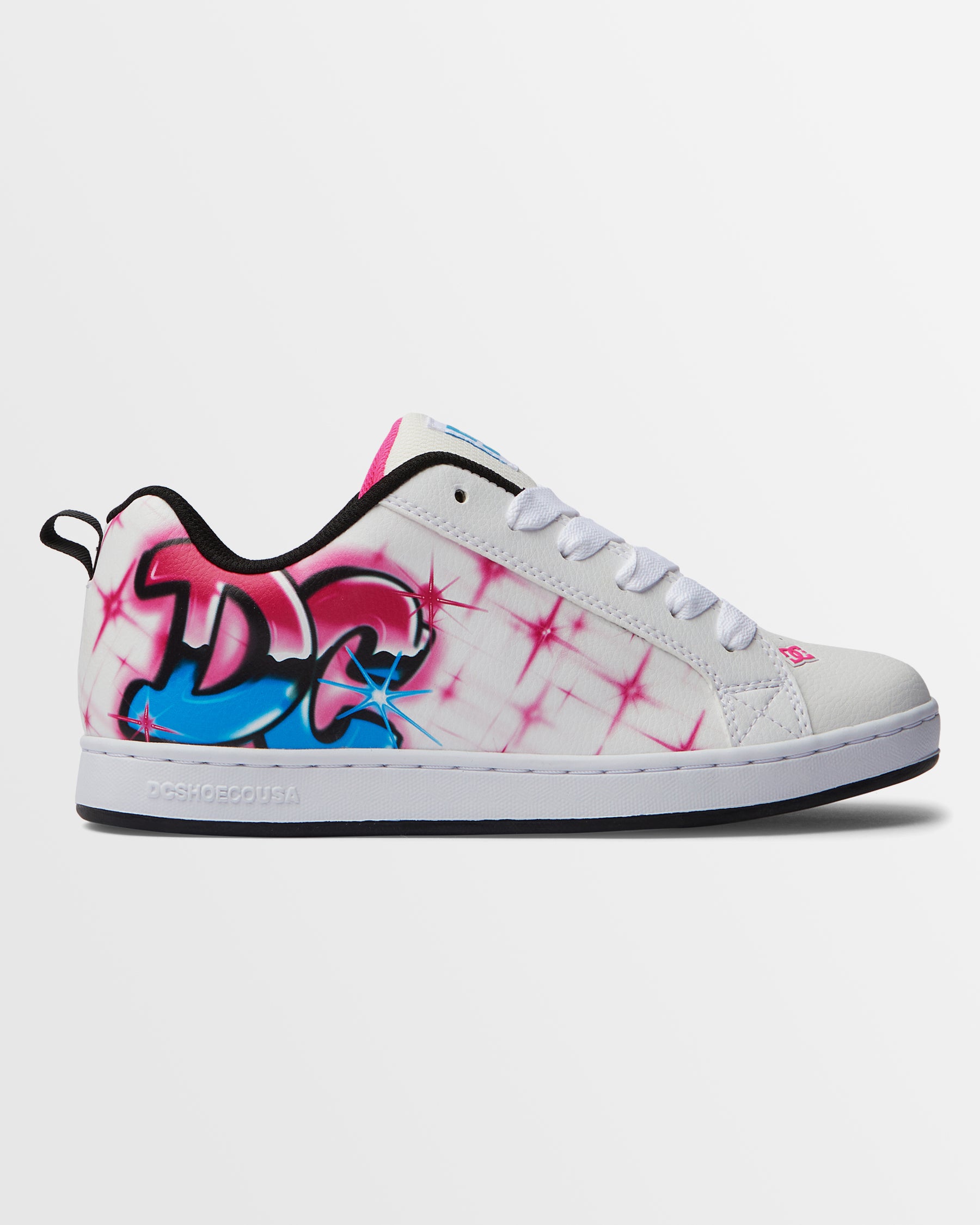 Men's Court Graffik Shoe - BRIGHT ROSE / 5 | DC Shoes