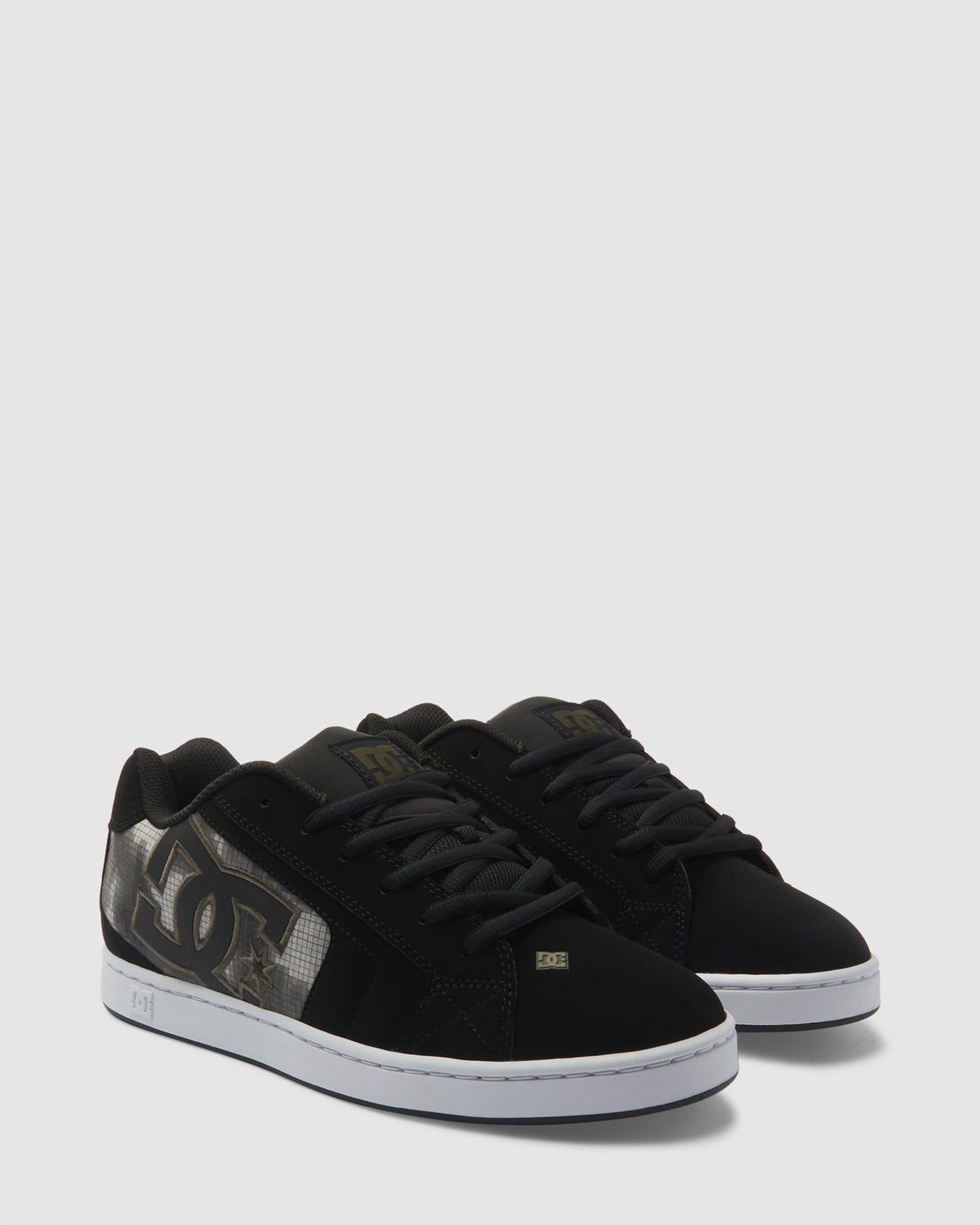 Men's Net Shoes - BLACK/GREEN PRINT / 7 | DC Shoes