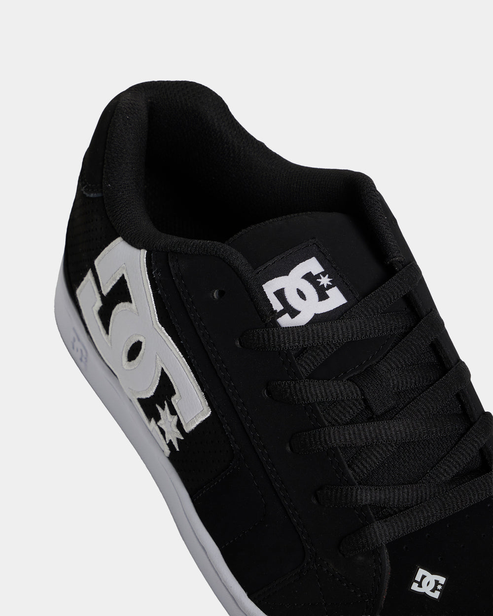 Mens Net Sneakers - BLACK/BLACK/WHITE / 6 | DC Shoes