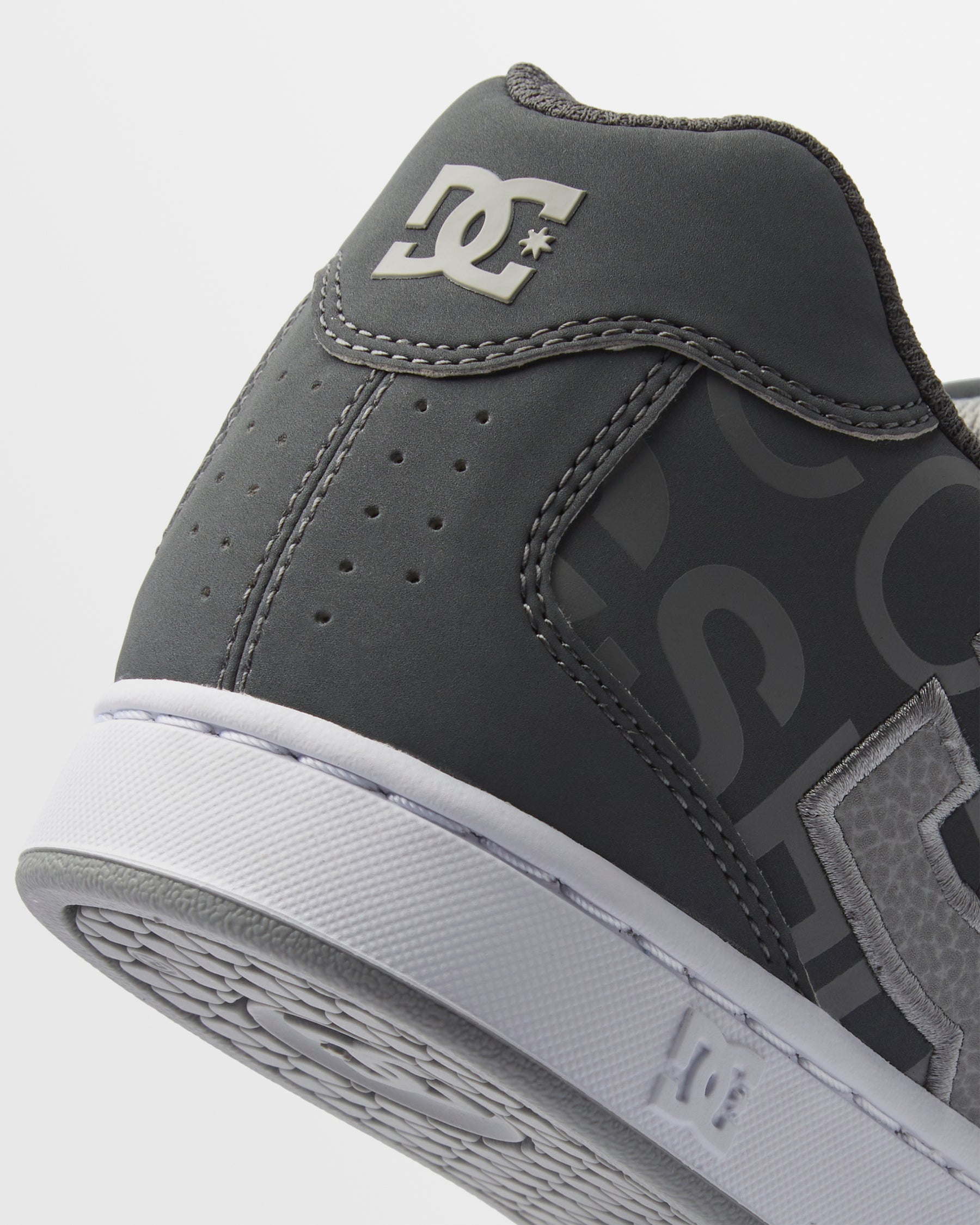 Mens Net Shoes - HEATHER GREY/WHITE / 7 | DC Shoes