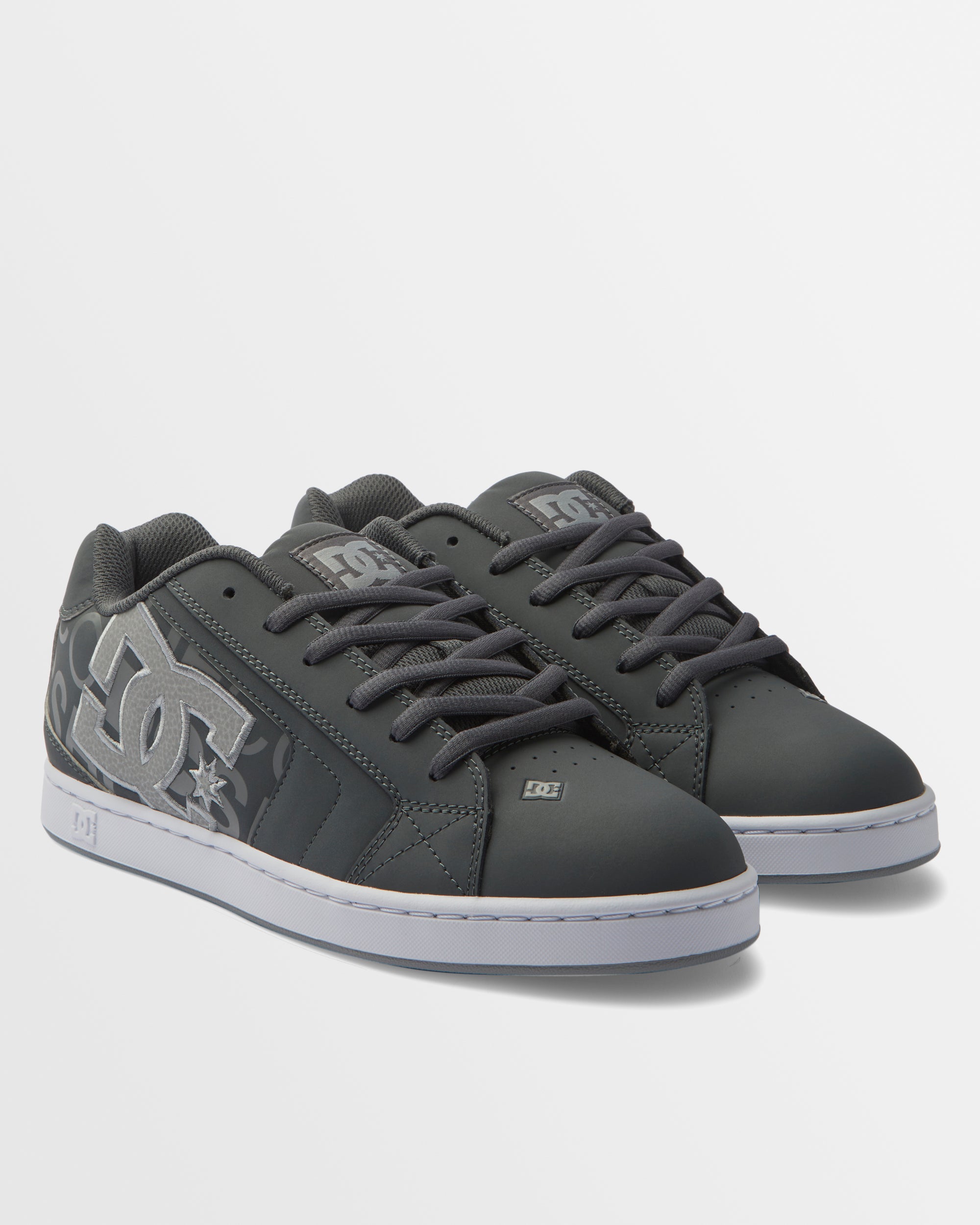 Mens Net Shoes - HEATHER GREY/WHITE / 7 | DC Shoes