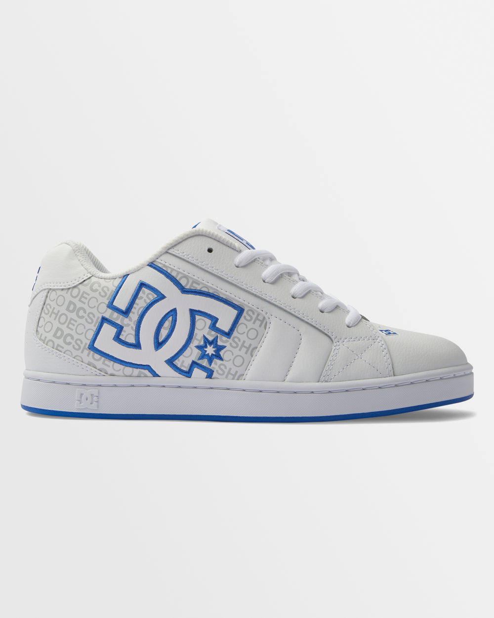 Mens Net Shoes - WHITE/GREY/BLUE / 7 | DC Shoes