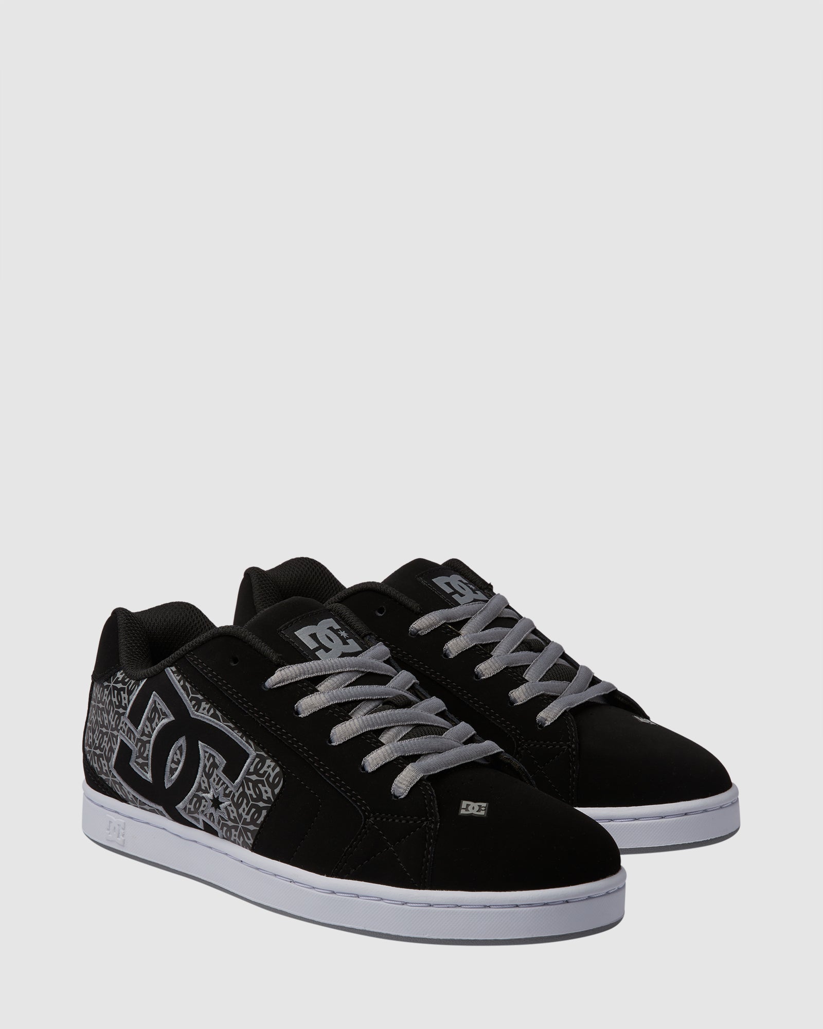 Mens Net Shoes - BLACK/GREY/WHITE / 6 | DC Shoes
