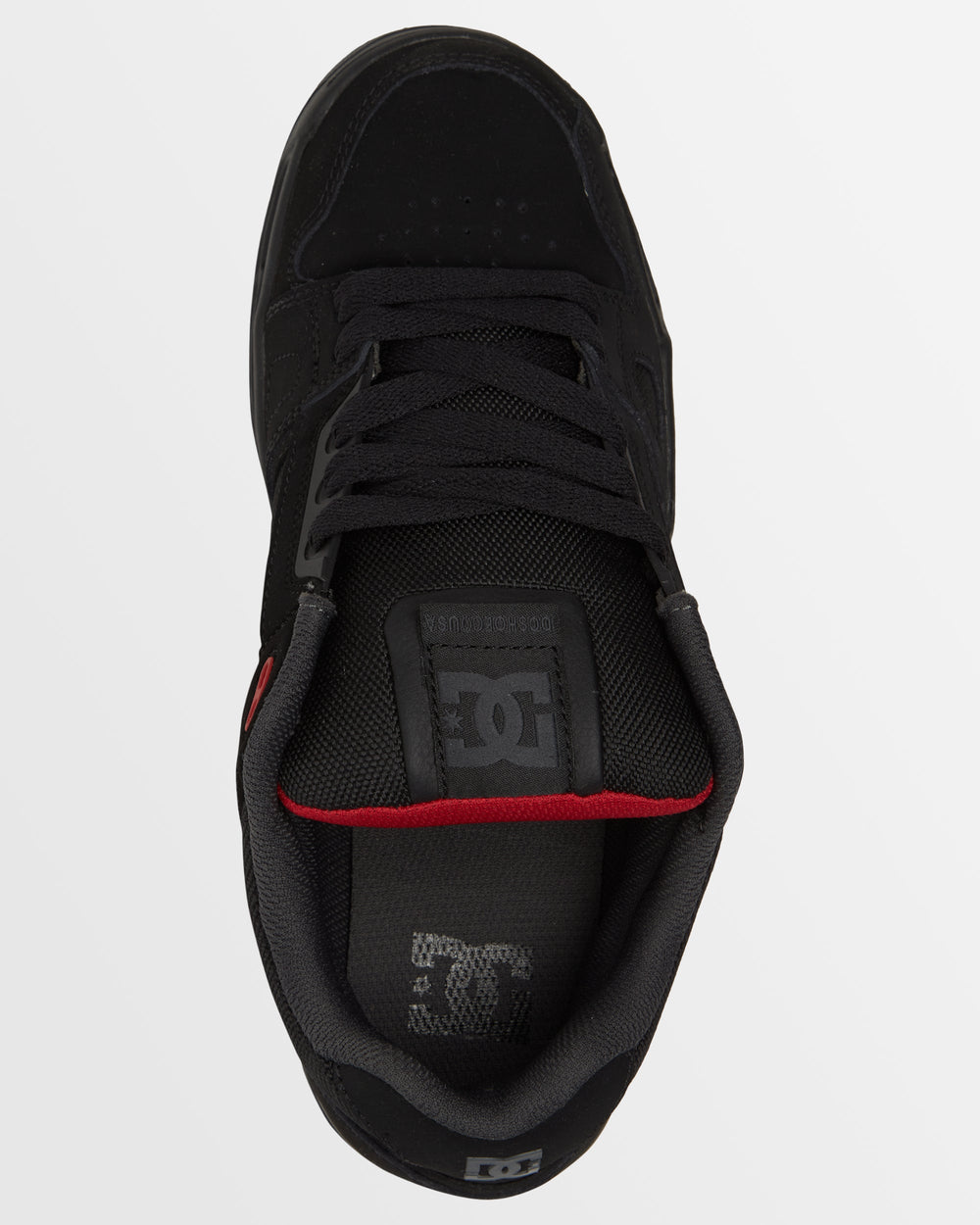 Mens Stag Sneakers - BLACK/GREY/RED / 7 | DC Shoes