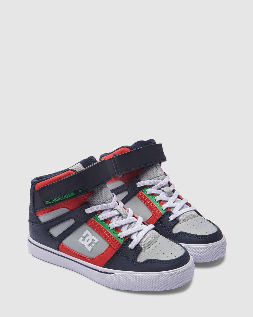 Kids 4-16 Pure High-Top Ev Shoes - HEATHER GREY/NAVY / 11 | DC Shoes