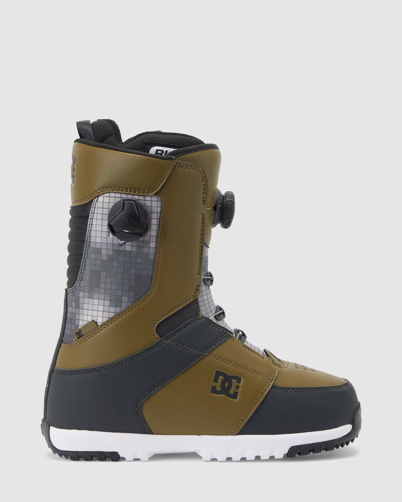 Mens Control BOA Snowboard Boots - OLIVE/MILITARY / 7 | DC Shoes