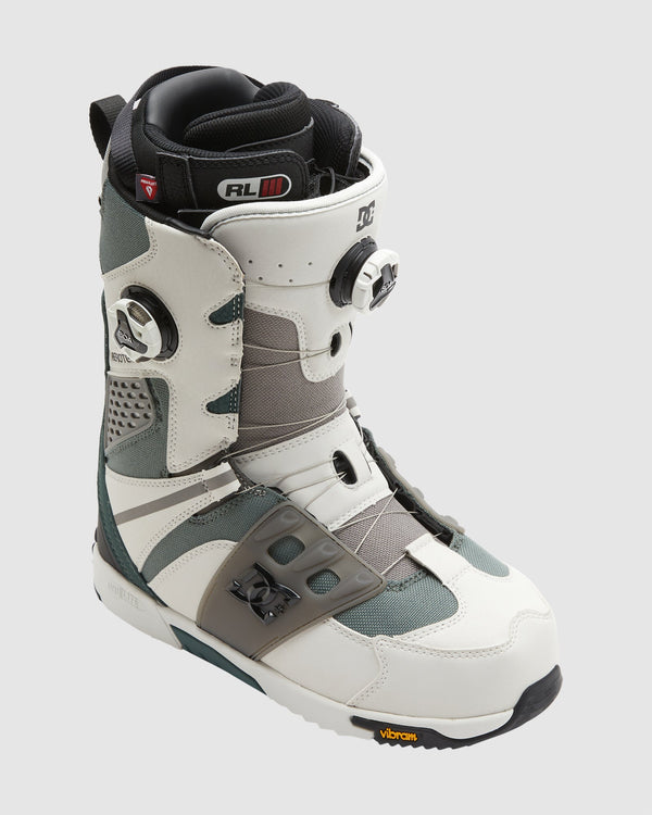 Mens Phantom BOA Snowboard Boots - FOREST GREEN/WHITE / 7 | DC Shoes