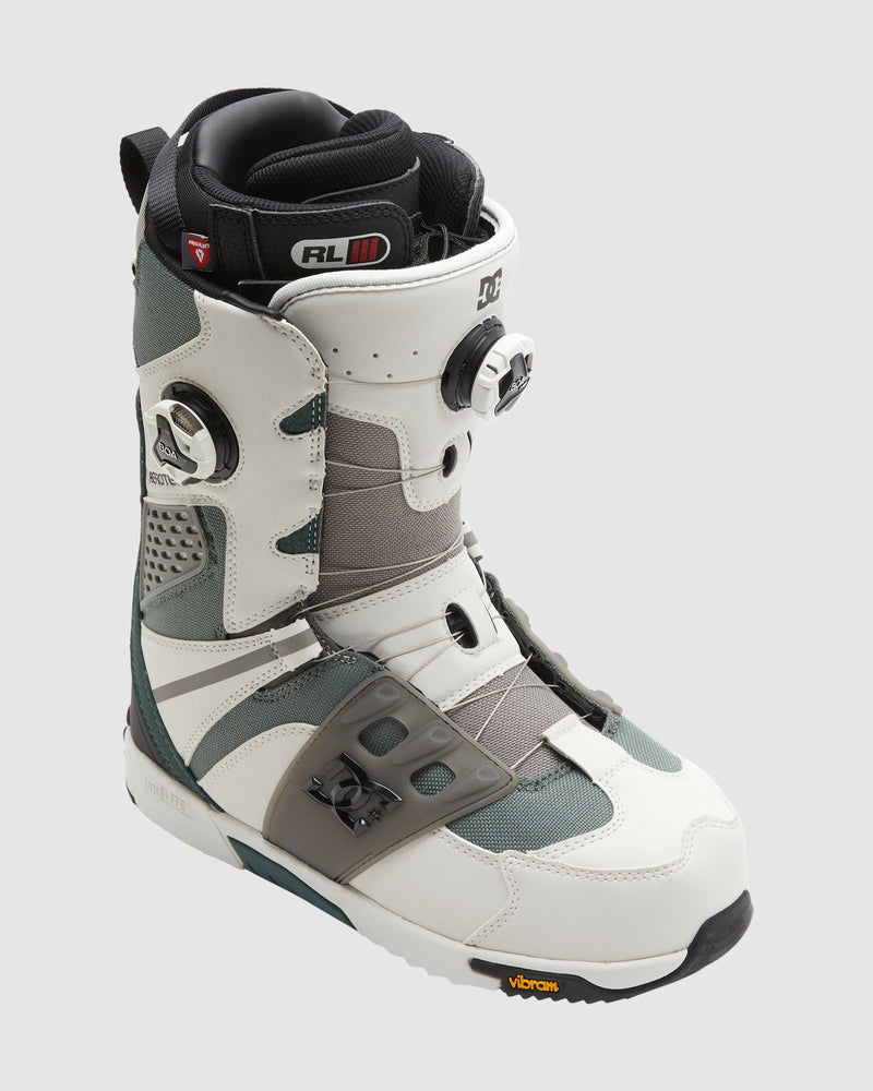 Mens Phantom BOA Snowboard Boots - FOREST GREEN/WHITE / 7 | DC Shoes
