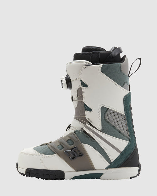 Mens Phantom BOA Snowboard Boots - FOREST GREEN/WHITE / 7 | DC Shoes