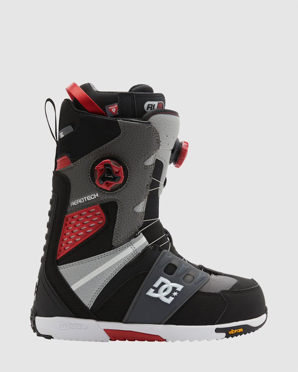Mens Phantom BOA Snowboard Boots - BLACK/GREY/RED / 7 | DC Shoes