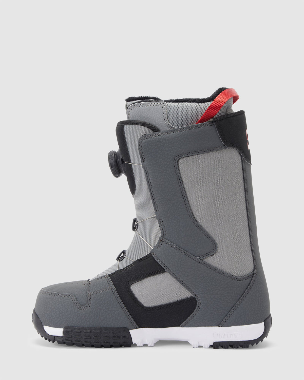 Mens Phase BOA Pro Snowboard Boots - BLACK/GREY/RED / 7 | DC Shoes