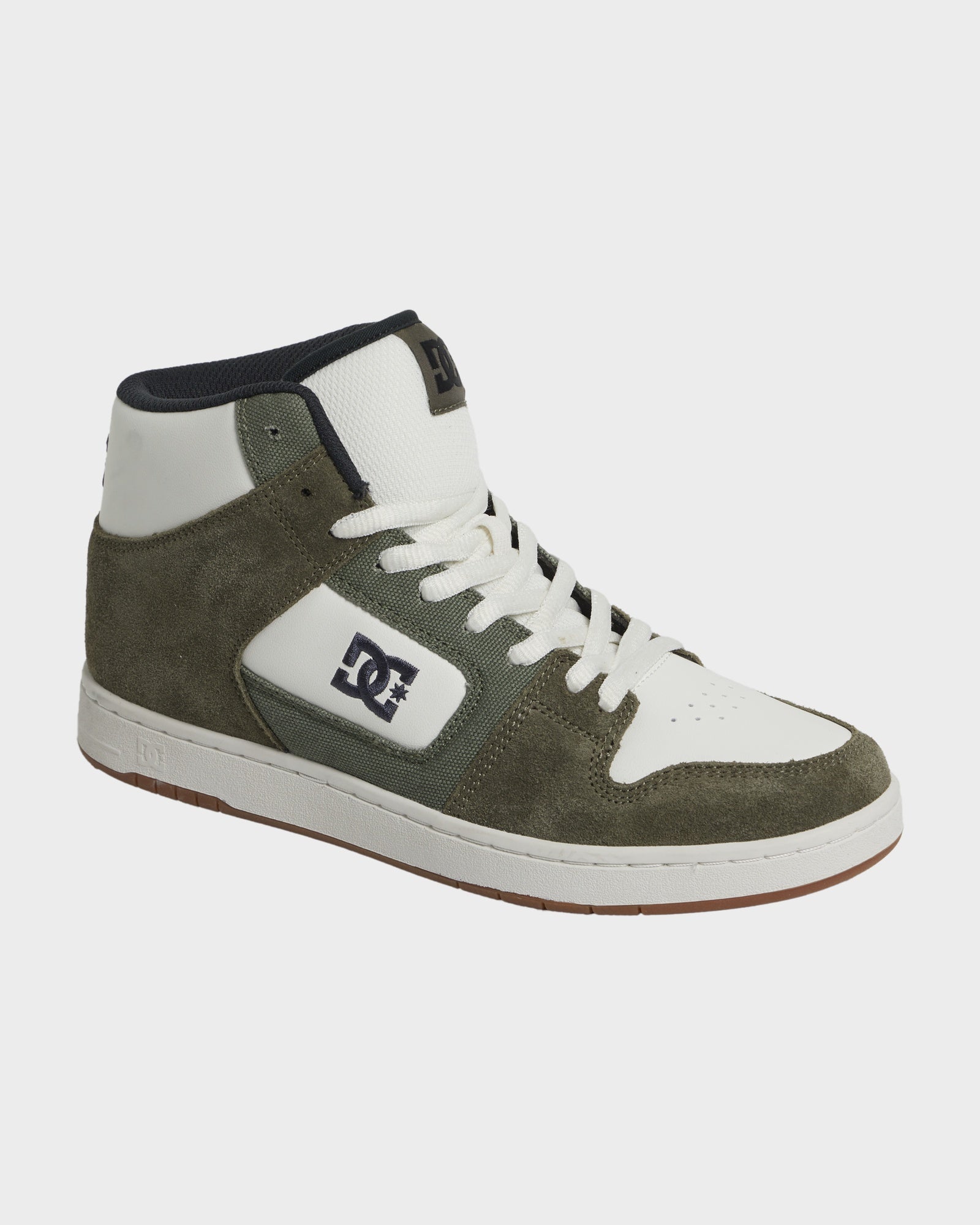 Mens Manteca 4 HI Skate Shoes - GREEN/GREY/WHITE / 4 | DC Shoes