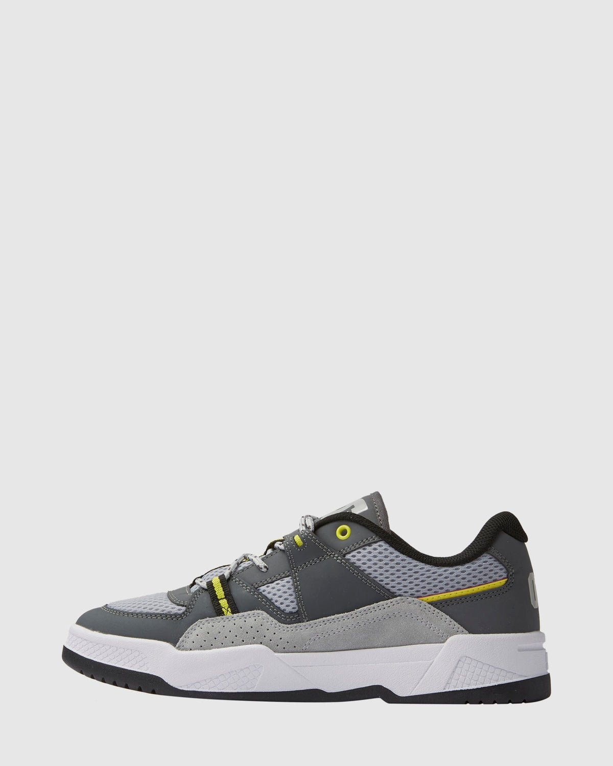 Mens Construct Shoes - WHITE/GREY/YELLOW / 7 | DC Shoes