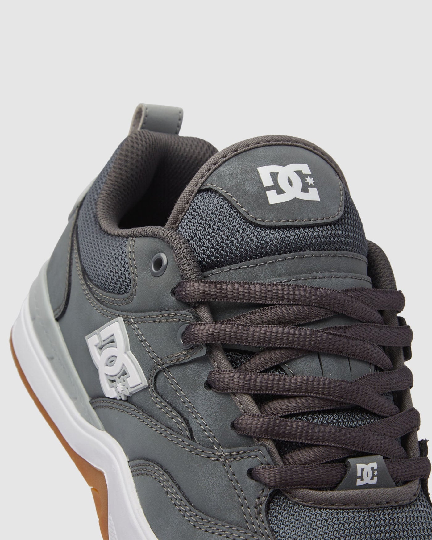Mens Dc Ascend Shoes - DARK GREY/WHITE / 4 | DC Shoes