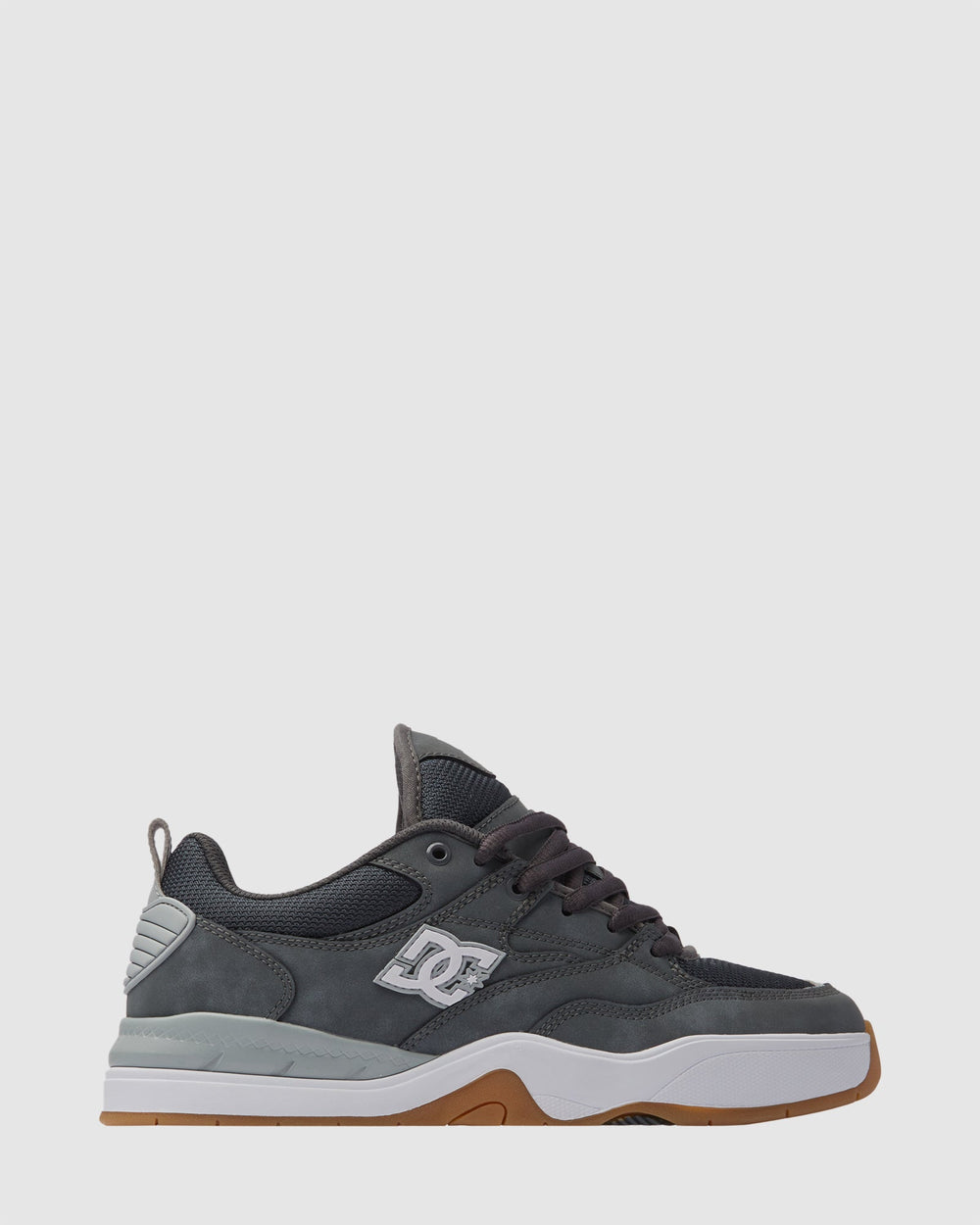 Mens Dc Ascend Shoes - DARK GREY/WHITE / 4 | DC Shoes