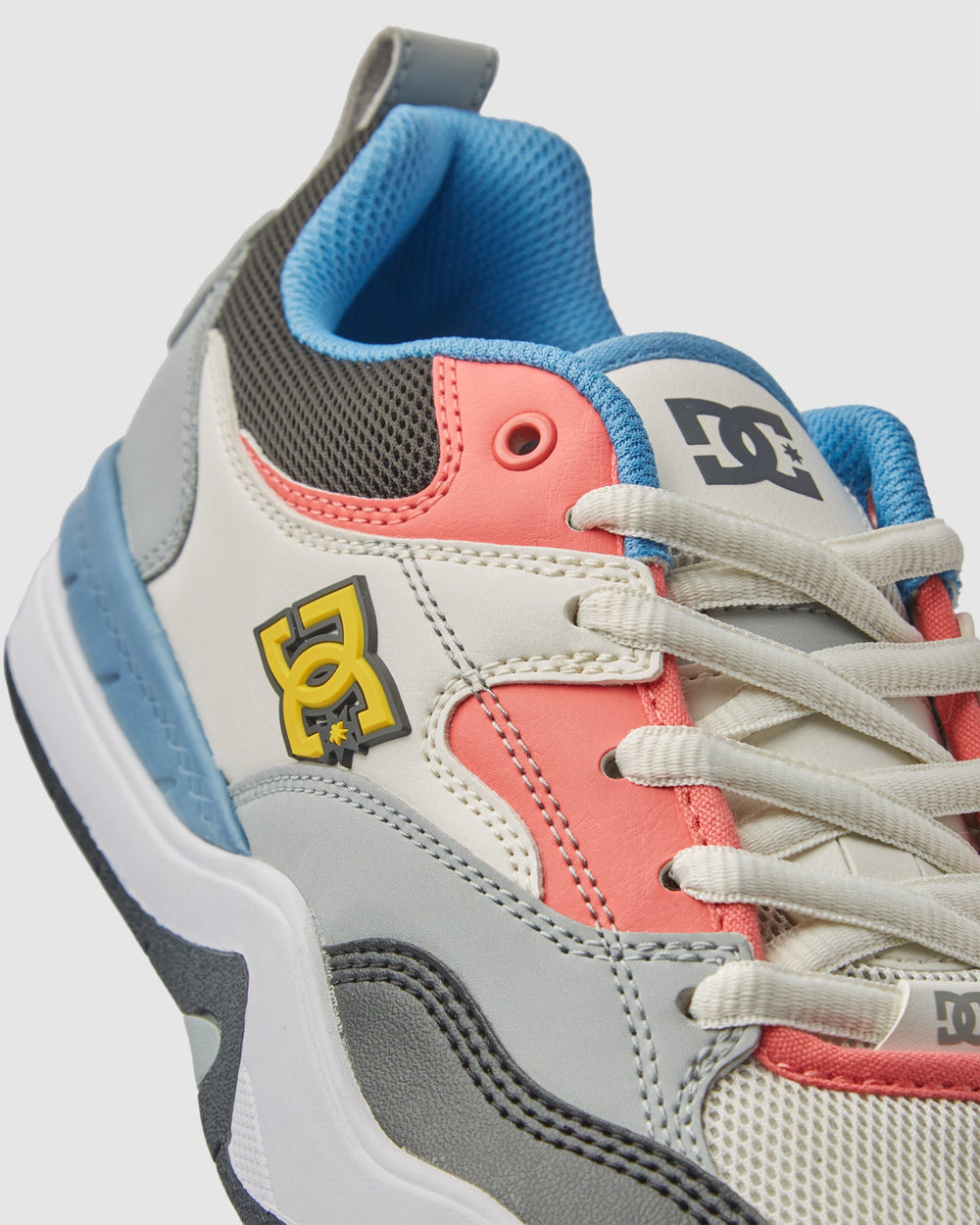 Mens Dc Ascend Shoes - WHITE/BLUE/GREY / 6 | DC Shoes