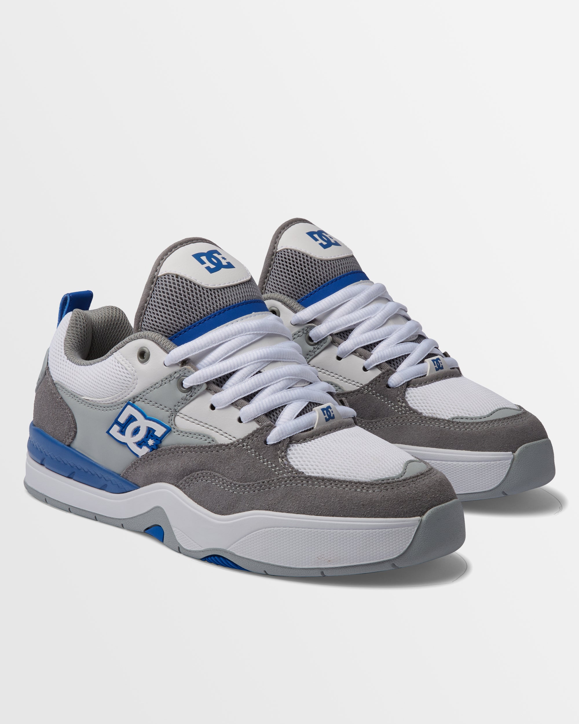 Mens DC Ascend Shoes - WHITE/GREY/BLUE / 7 | DC Shoes