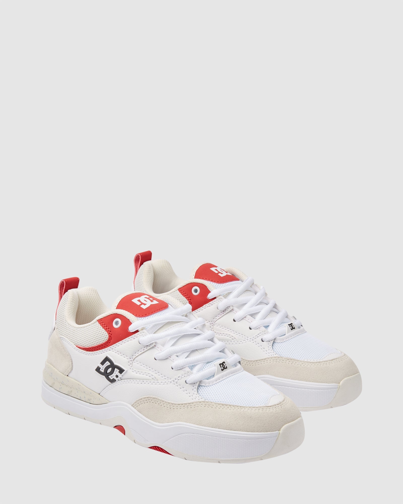 Mens Dc Ascend S Shoes - WHITE/RED / 7 | DC Shoes