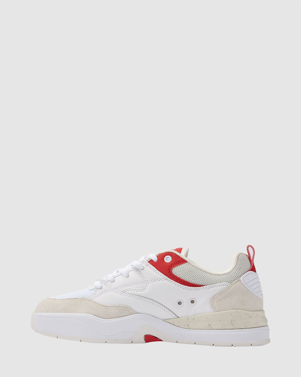 Mens Dc Ascend S Shoes - WHITE/RED / 7 | DC Shoes