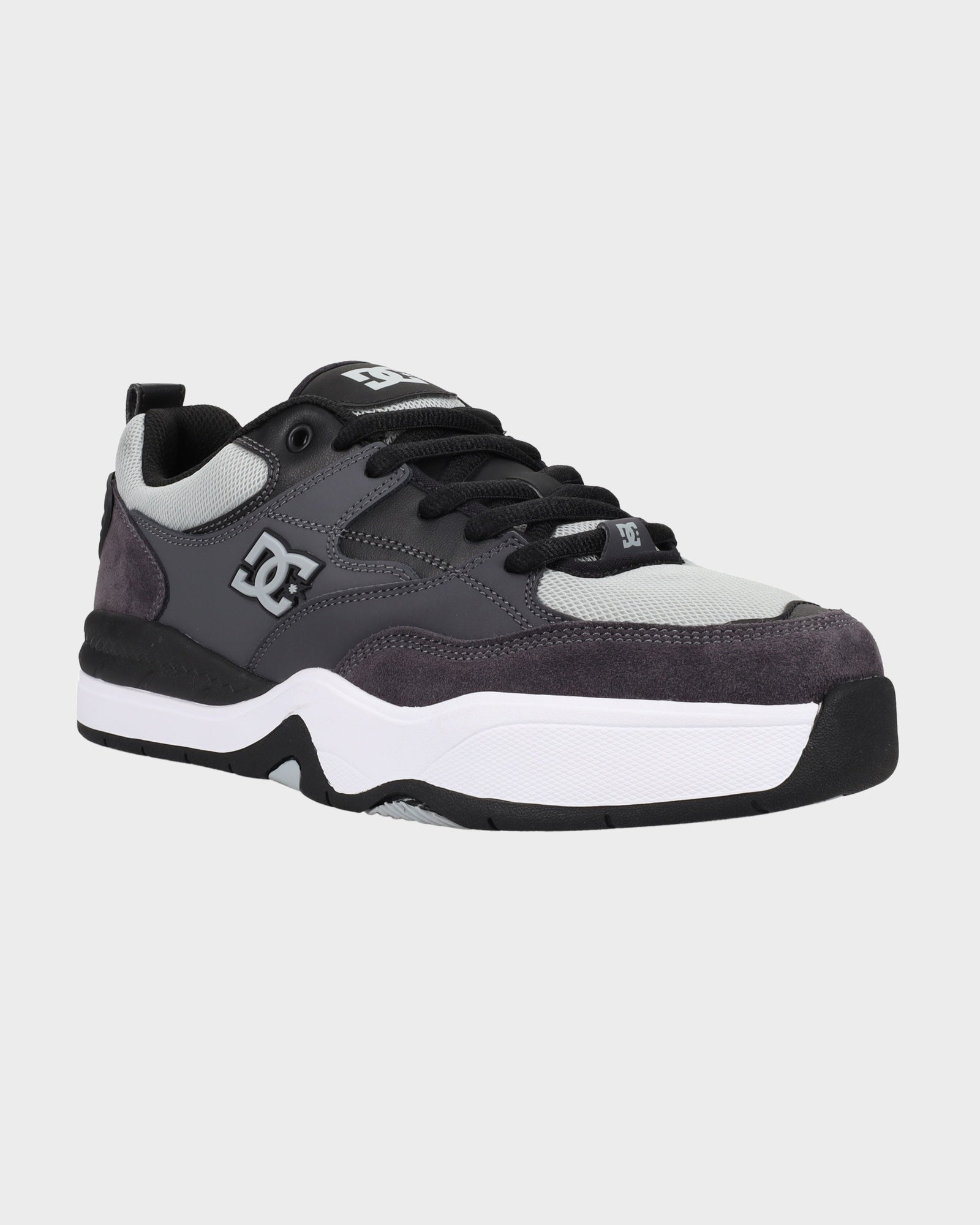 Mens DC Ascend S Skate Shoes - GREY/BLACK/BLACK / 7 | DC Shoes