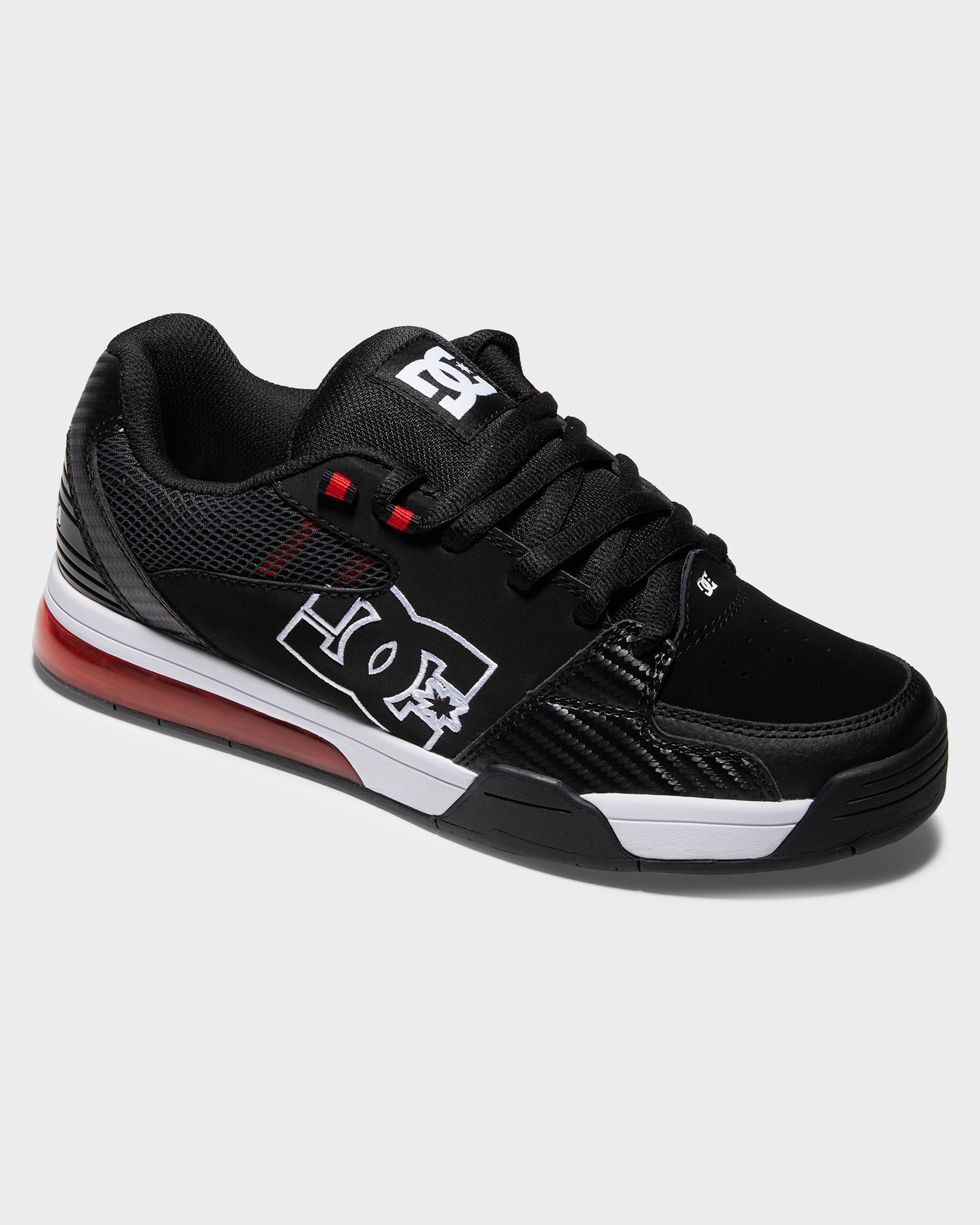 Mens Versatile Skate Shoes - BLACK/WHITE/ATHLETIC RED / 7 | DC Shoes