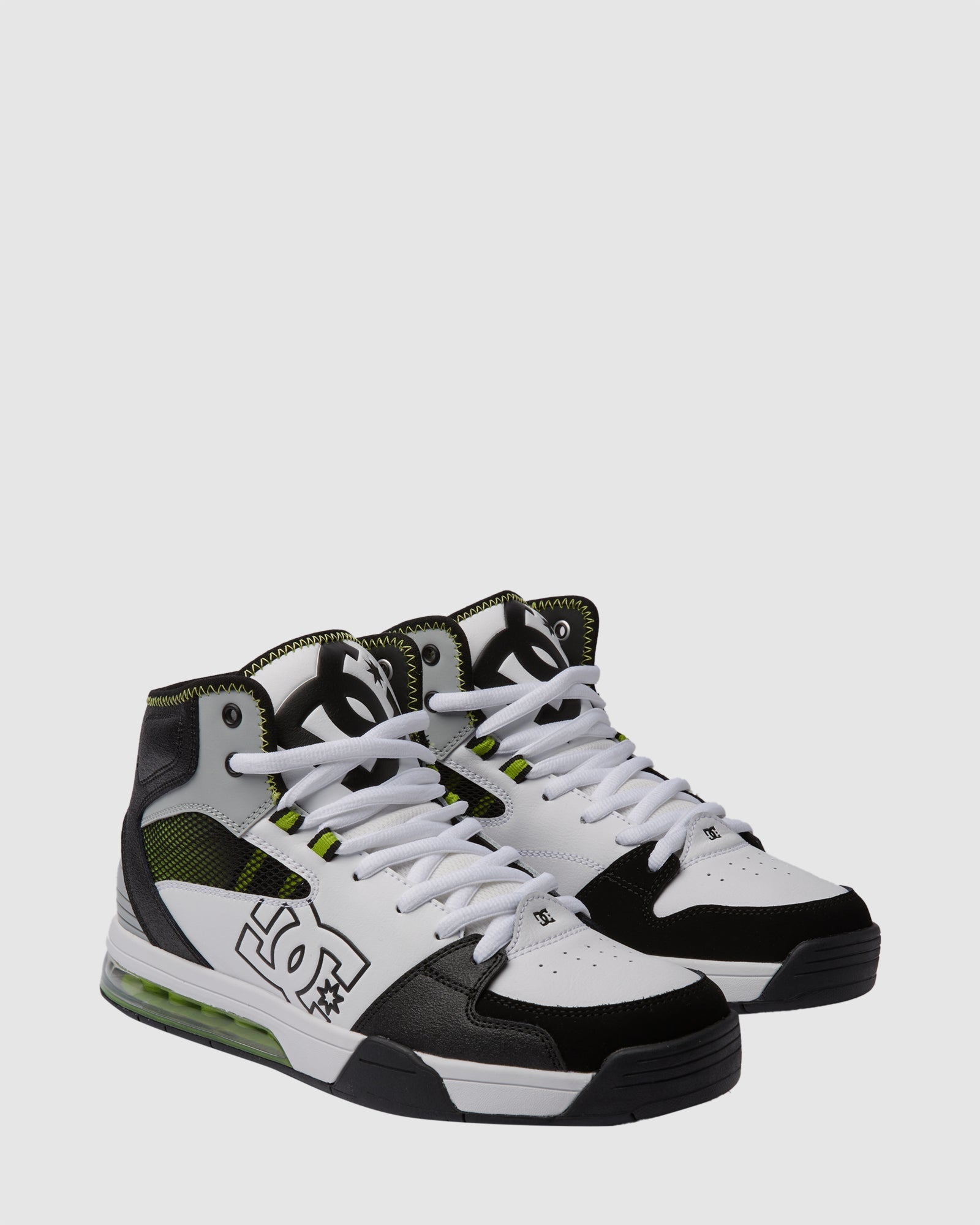 Mens Versatile Hi Shoes - WHITE/BLACK/GREEN / 7 | DC Shoes