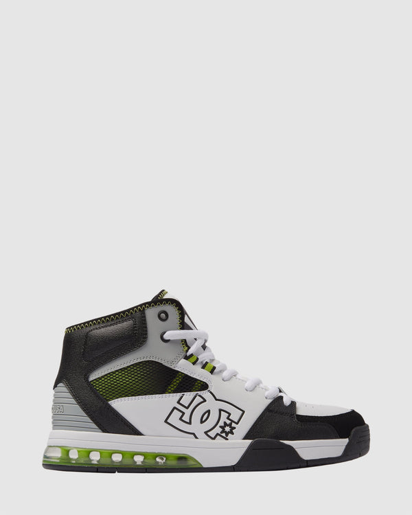 Mens Versatile Hi Shoes - WHITE/BLACK/GREEN / 7 | DC Shoes