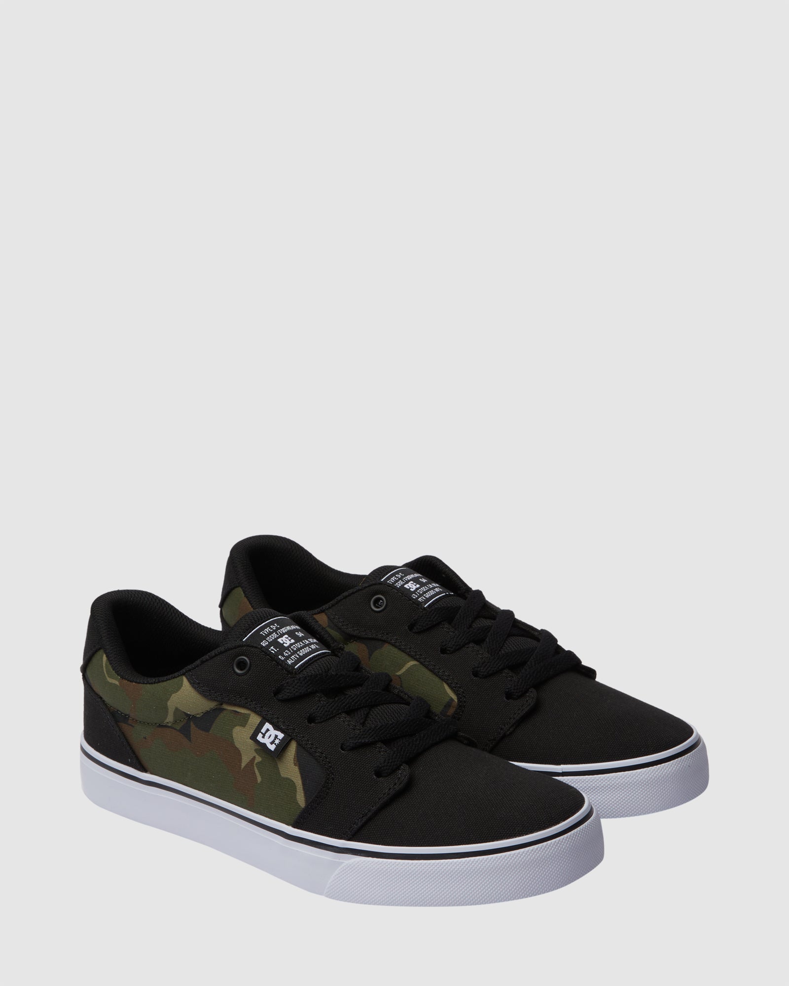Mens Anvil Txse Shoes - OLIVE CAMO / 7 | DC Shoes