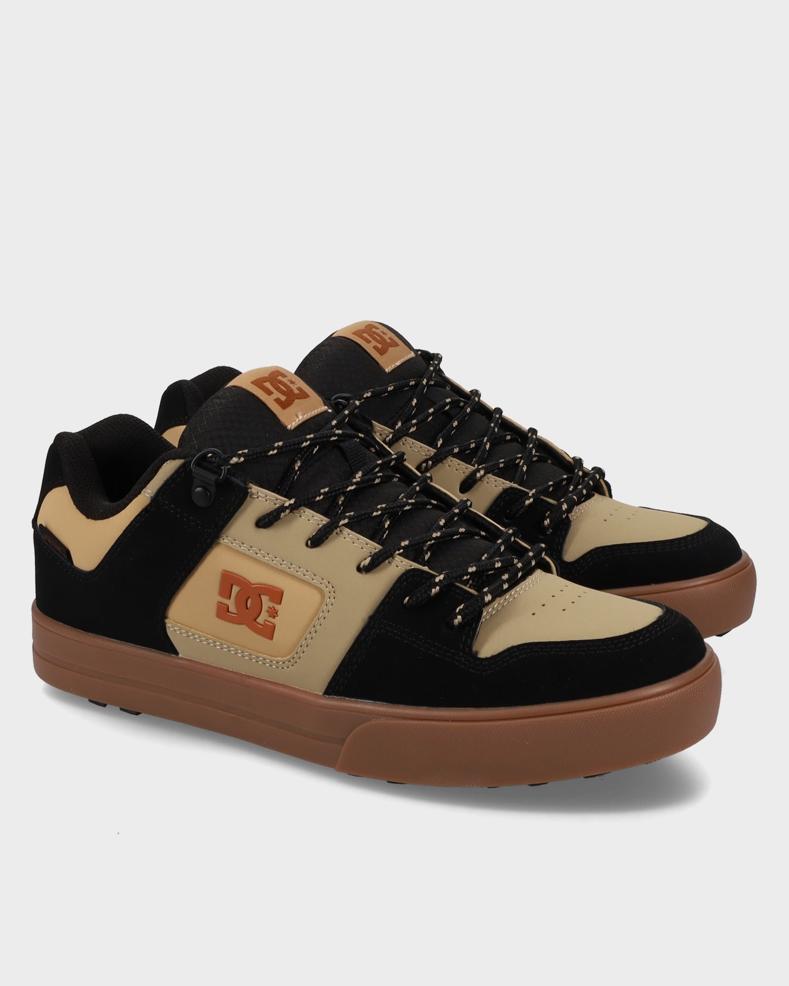 Mens Pure Wnt Sneakers - BLACK/GUM / 8 | DC Shoes