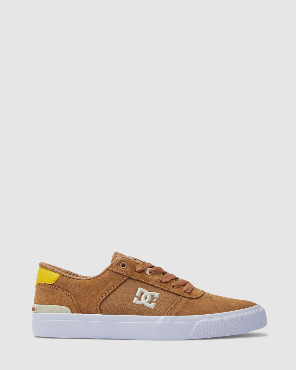 Mens Teknic S Shoes - BROWN/YELLOW / 7 | DC Shoes
