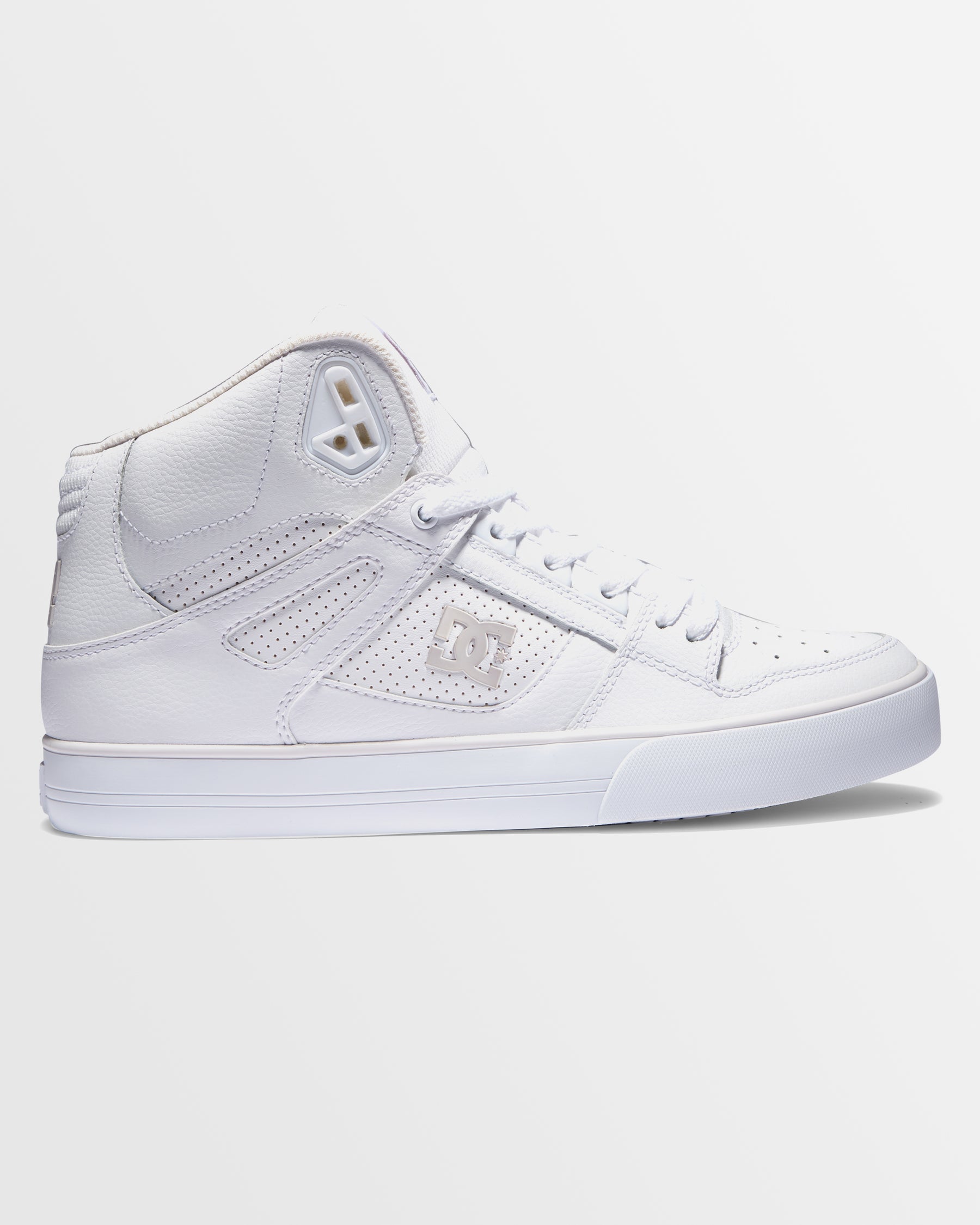 Men's Pure High-Top Shoes - WHITE/GREY / 7 | DC Shoes