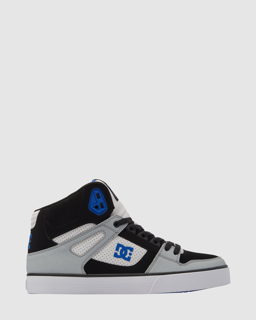 Mens Pure HIgh-Top WC Shoes - BLACK/WHITE/BLUE / 10 | DC Shoes