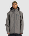 Mens Basis 30K Snow Jacket - PEWTER / XXS | DC Shoes