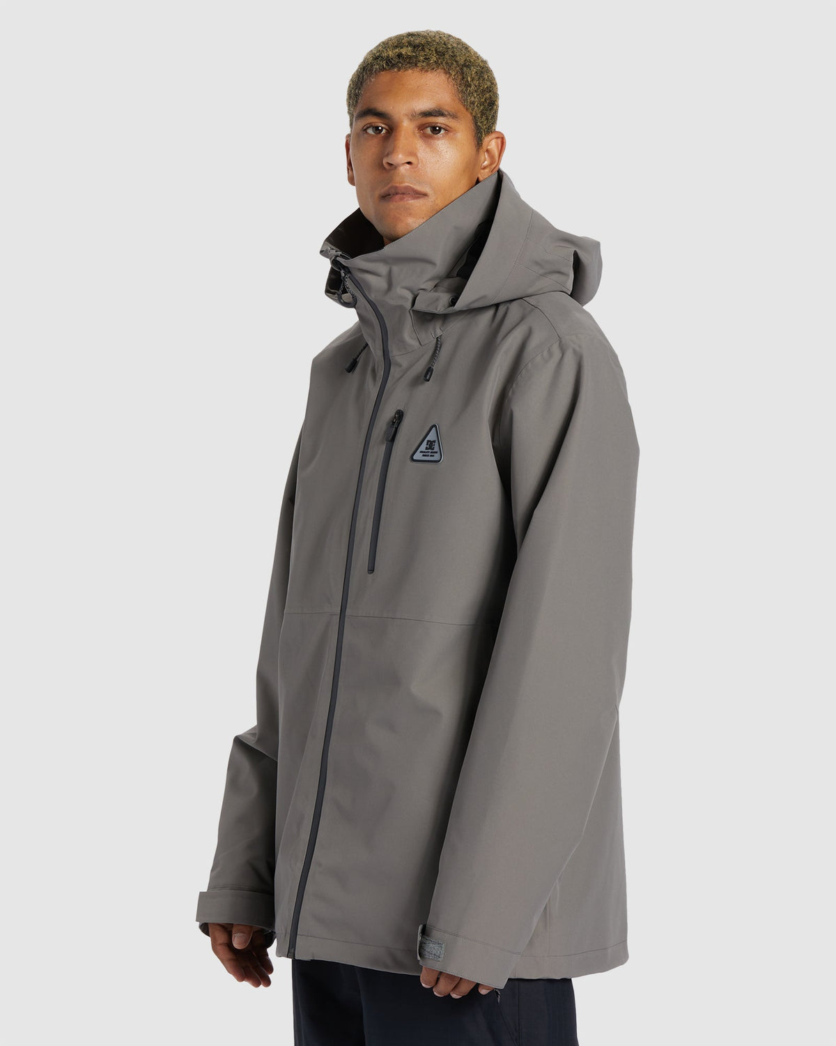 Mens Basis 30K Snow Jacket - PEWTER / XXS | DC Shoes