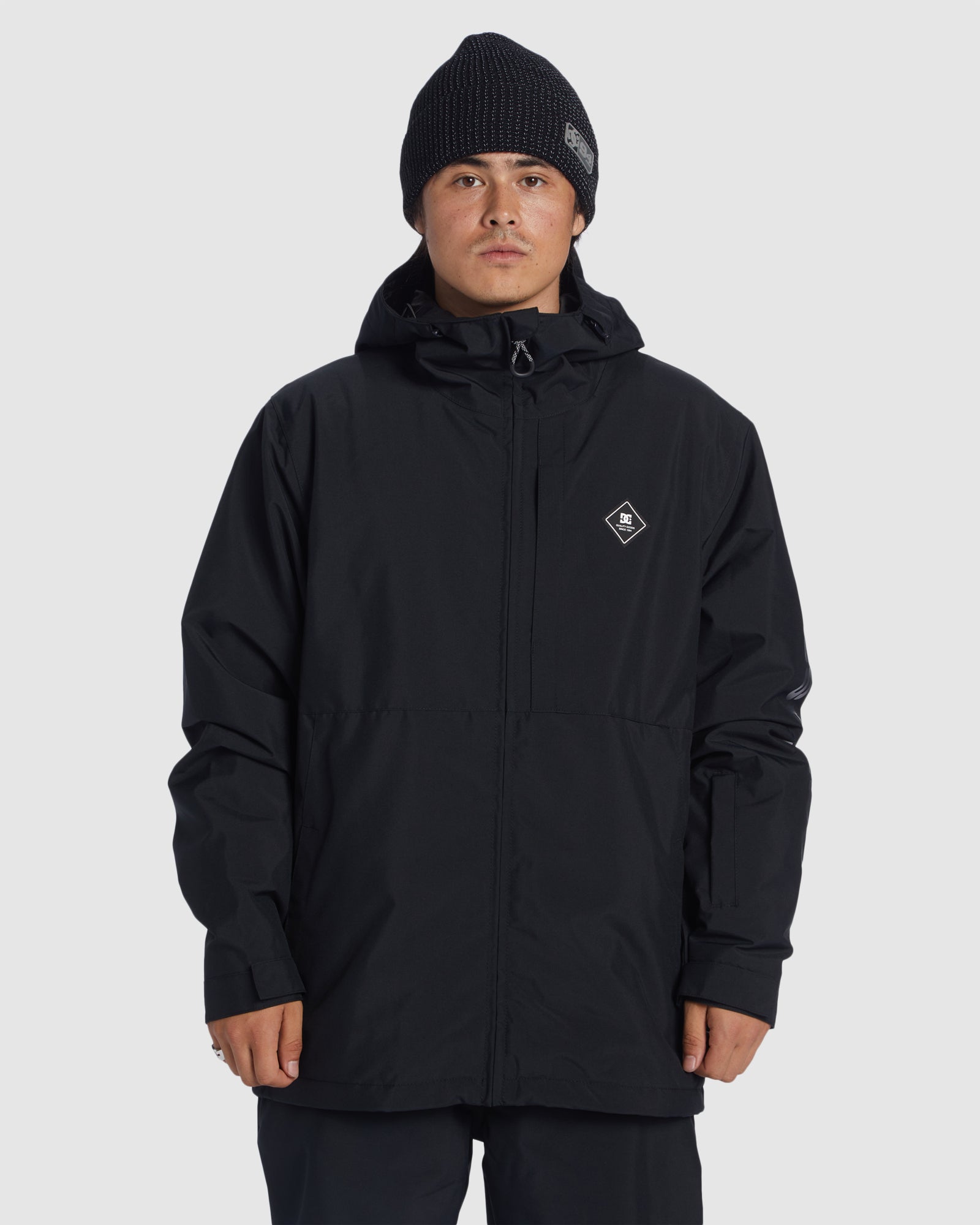 Mens Basis Snow Jacket - BLACK / XS | DC Shoes