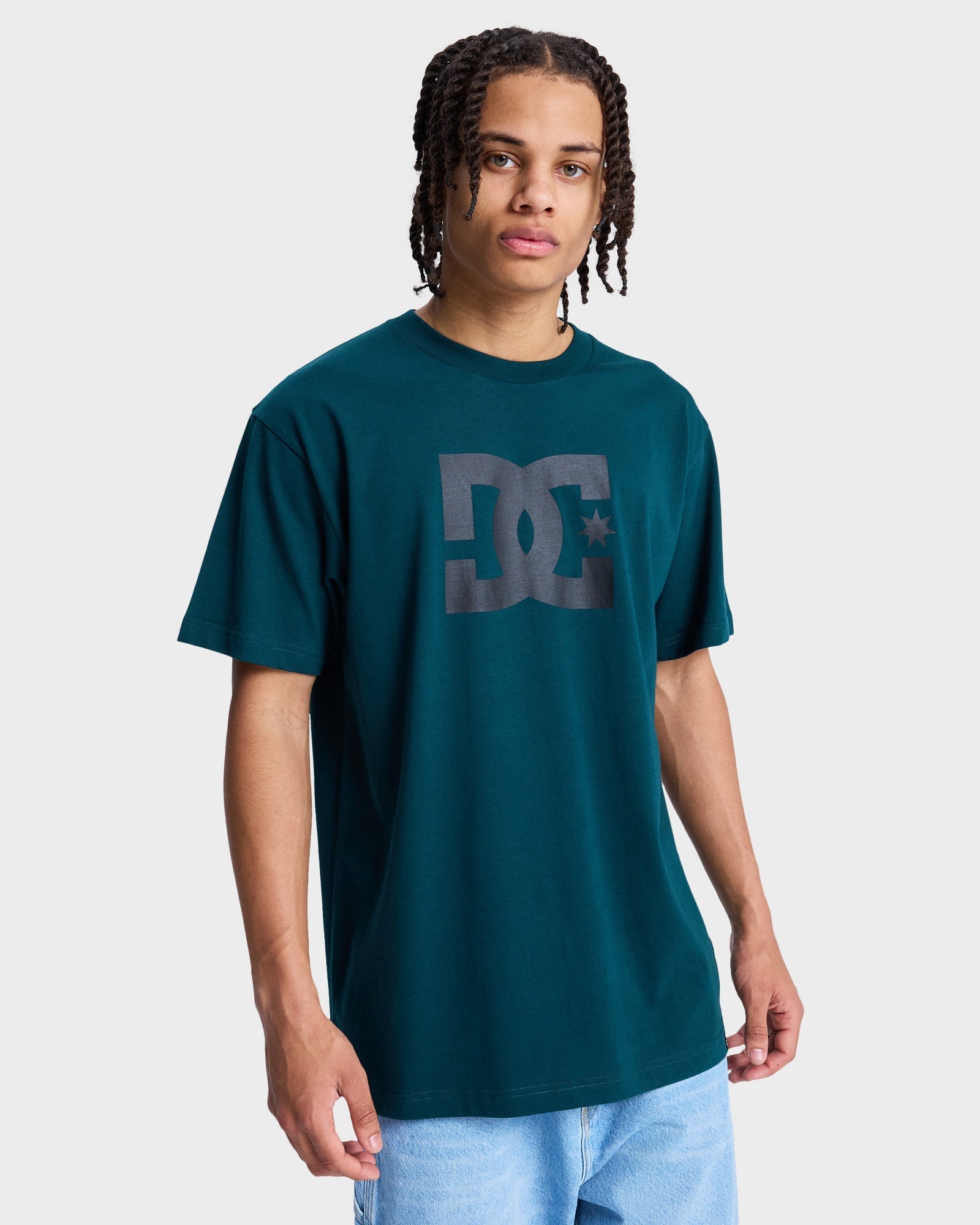 Mens DC Star Heritage T-Shirt - PONDEROSA PINE / XS | DC Shoes
