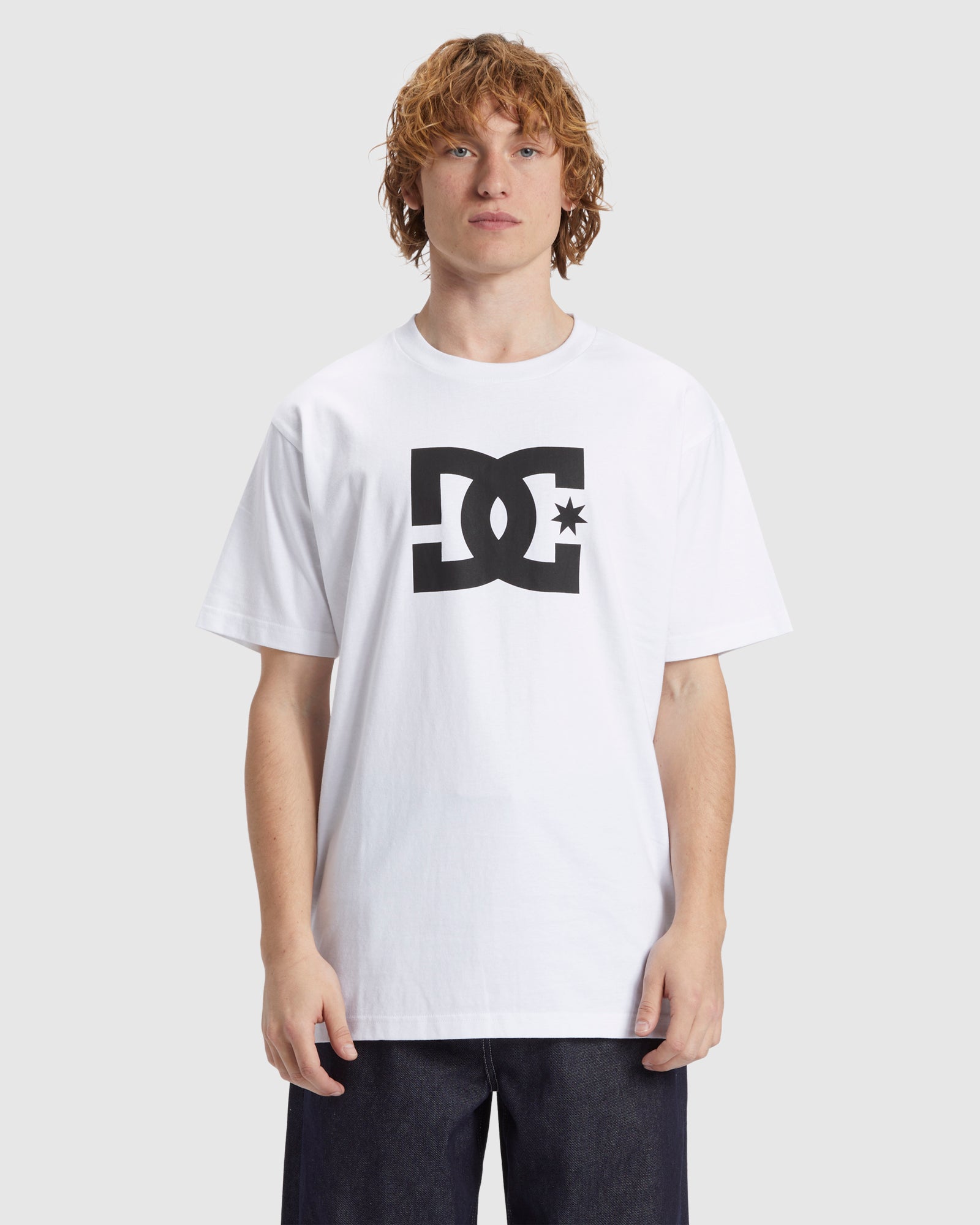 Mens DC Star Heritage Short Sleeve T-Shirt - WHITE / XS | DC Shoes