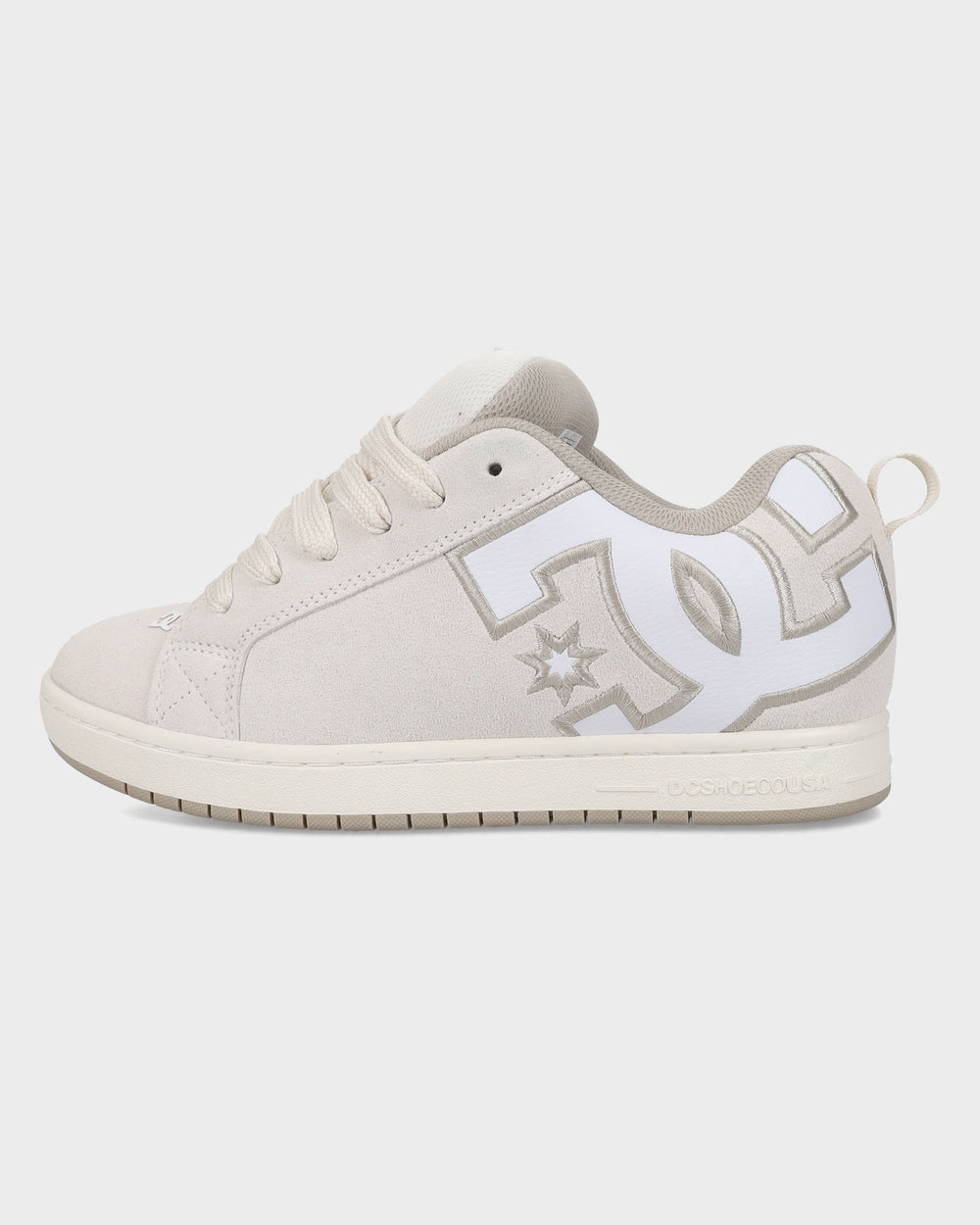 Mens Court Graffik S Skate Shoes - OFF WHITE/WHITE/TAN / 8 | DC Shoes