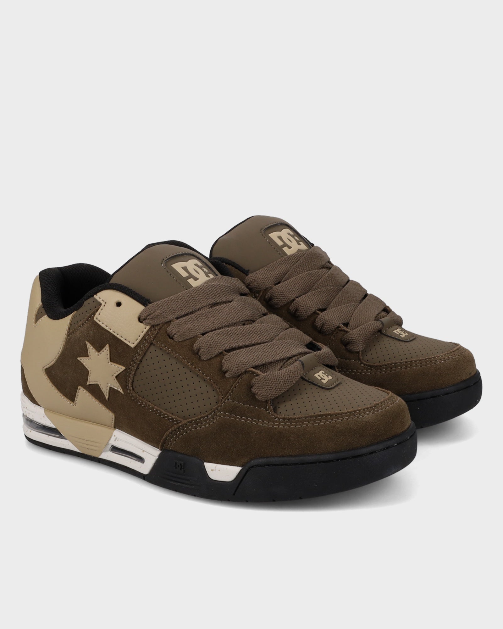 Mens DC Command Skate Shoes - OLIVE/BLACK/TAN / 7 | DC Shoes