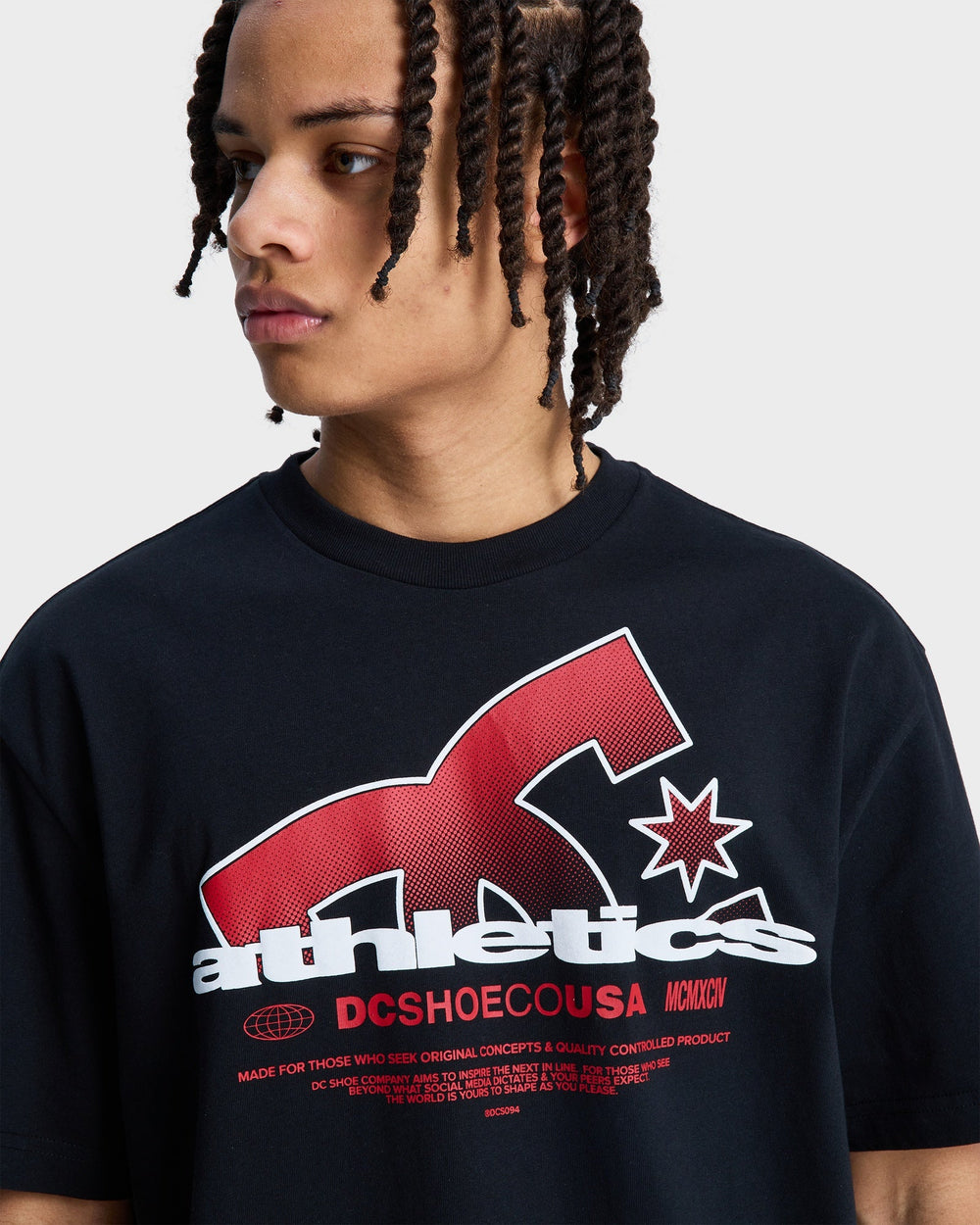 Mens Slathetic T-Shirt - BLACK / S | DC Shoes